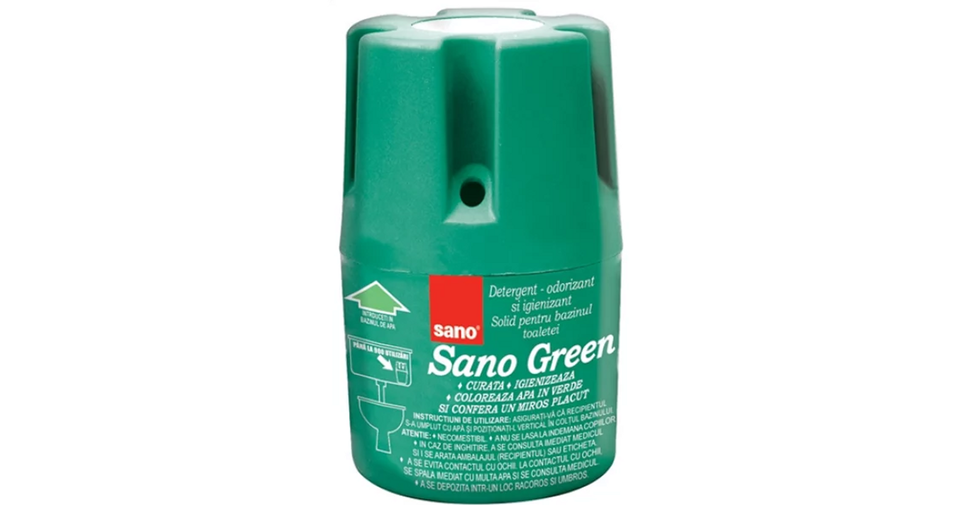 SANO GREEN wc tartály fertőtlenítő tisztító 150 gr. – Solar-D ...