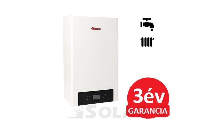 THERMEX E909 - 10,5 kW-os elektromos kazán fűtéshez és indirekt HMV tartállyal kiegészítve meleg ...